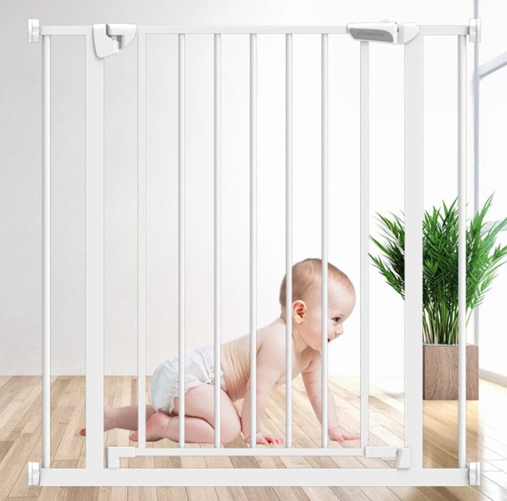 Secure Child Safety Gate in White - Tash Baby Store
