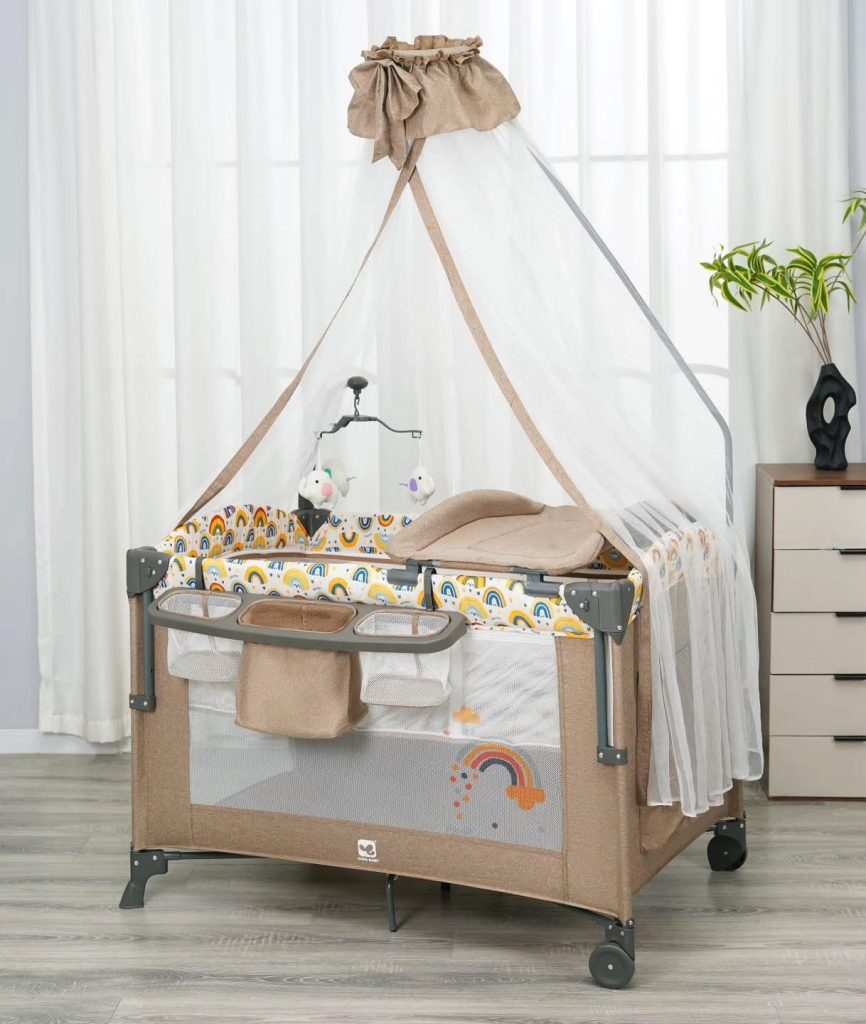 Portable Baby Cot with Wheels - Tash Baby Store | Baby shop in Nairobi ...